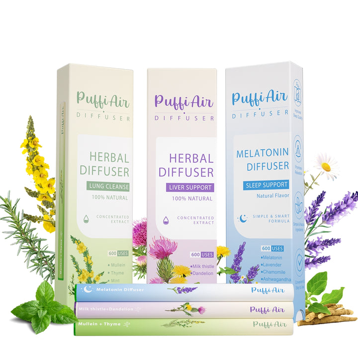 PUFFIAIR | Herbal Aroma Diffusers – Relax, Breathe & Detox Naturally