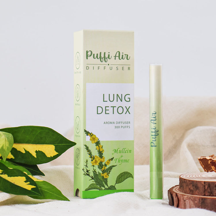 PUFFIAIR | Natural Lung Cleanse-Mullein Leaf Aromatherapy Support