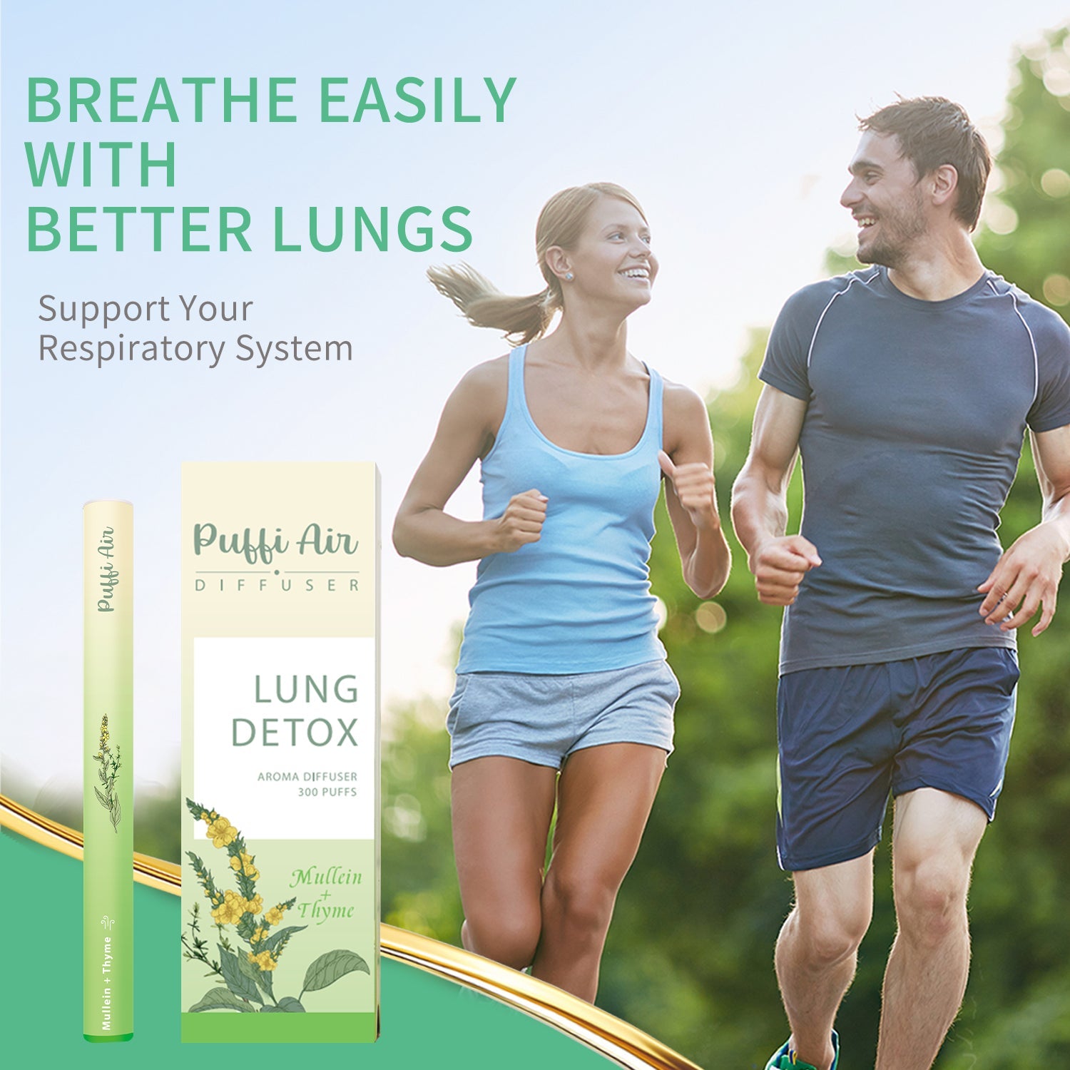 PuffiAir Lung Detox Aroma Diffuser - 300 Puffs – PUFFIAIR
