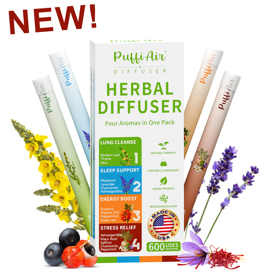 Portable Diffuser | PuffiAir Lung Detox | Herbal Diffuser Pen – PUFFIAIR