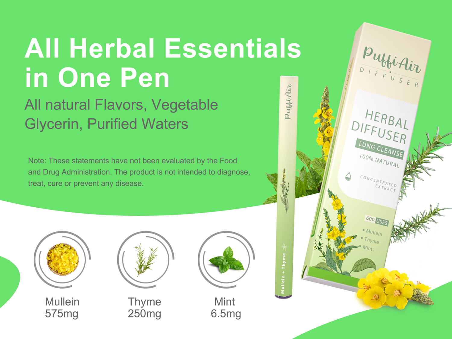 PUFFIAIR | Herbal Aroma Diffusers – Relax, Breathe & Detox Naturally